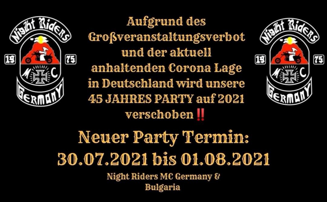 Veranstaltungen – Night Riders MC